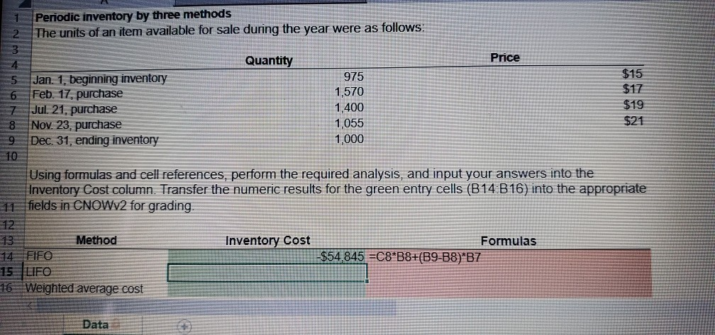 Solved 1. Periodic inventory by three methods 2 The units of | Chegg.com