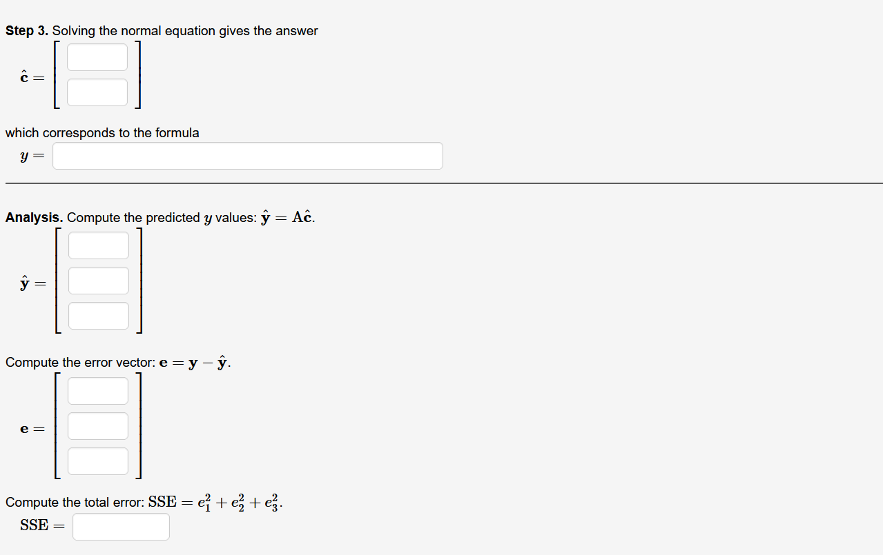 Solved (1 point) By using the method of least squares, find | Chegg.com