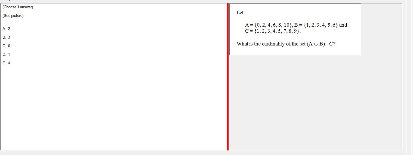 Solved (Choose 1 answer) Let (See picture) A 2 A= | Chegg.com