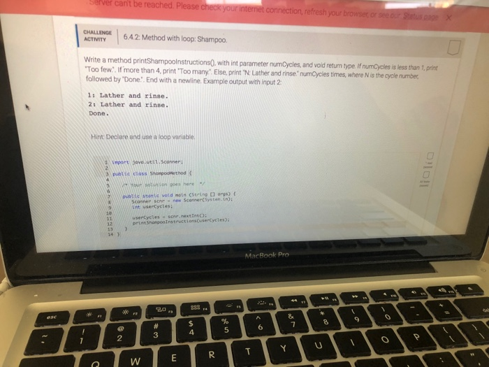 Solved O Please check your internet connection refresh your | Chegg.com