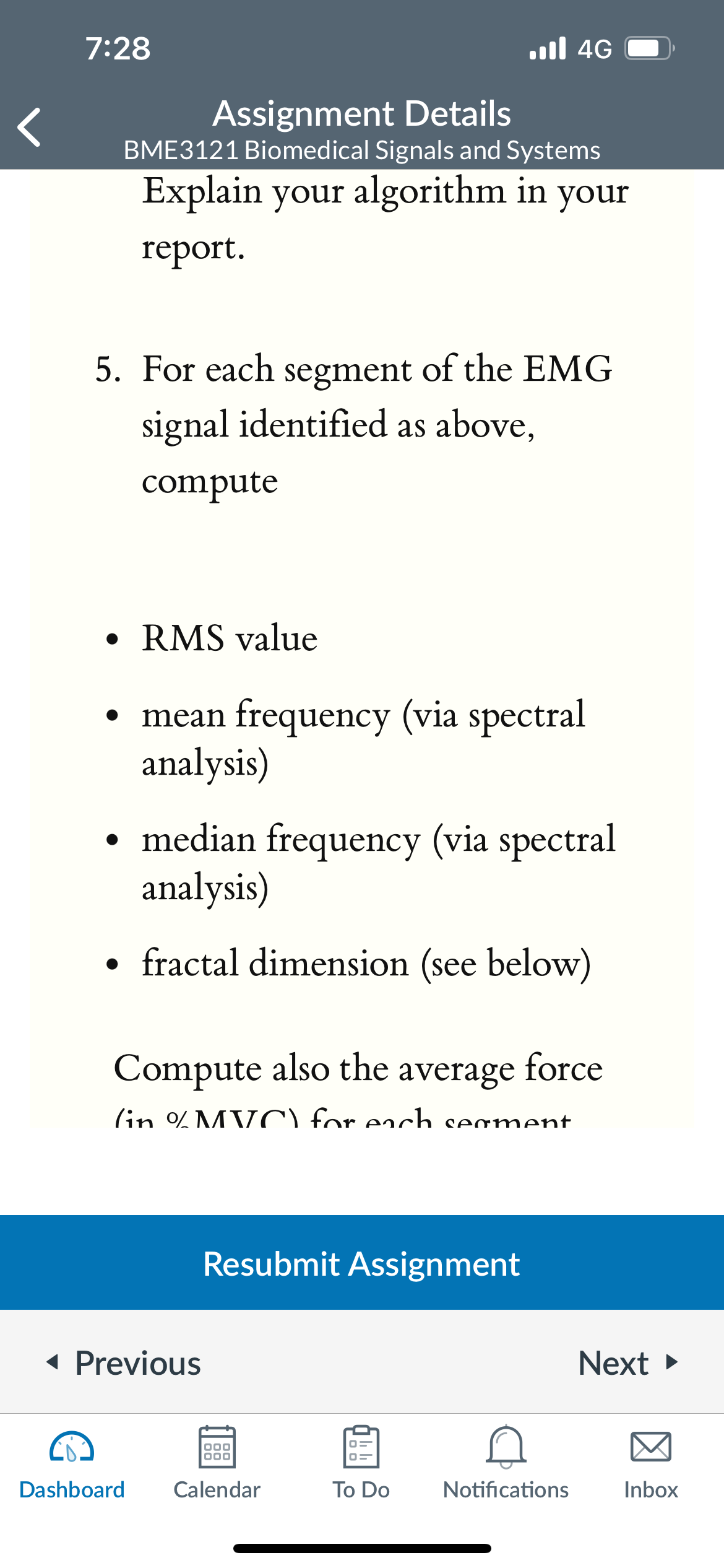 1. Get EMG signals related to various levels of | Chegg.com