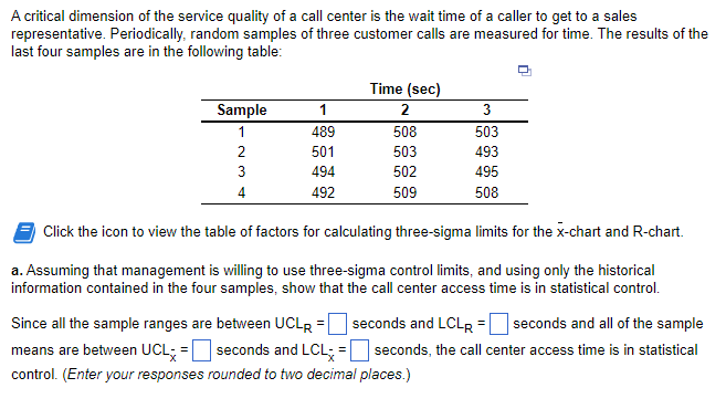 Solved A critical dimension of the service quality of a call | Chegg.com