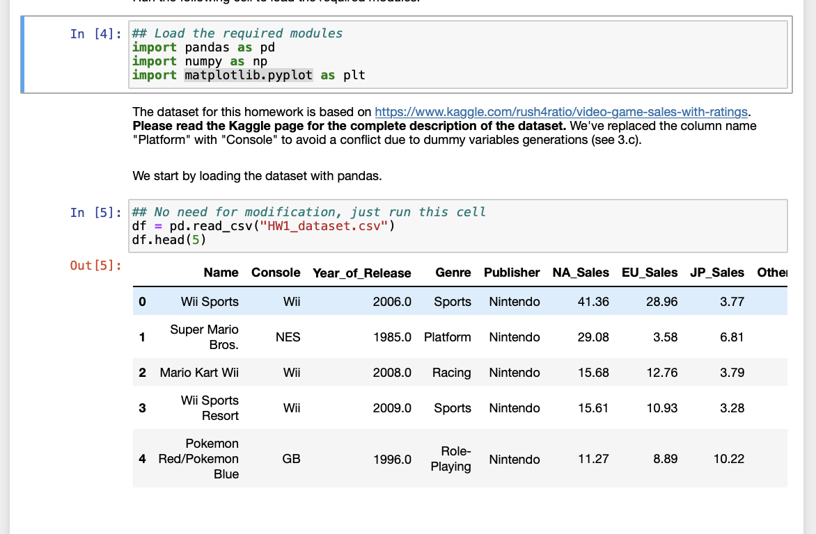 Solved 1.c Data Sanity Checks 1.c.1) It is important to | Chegg.com