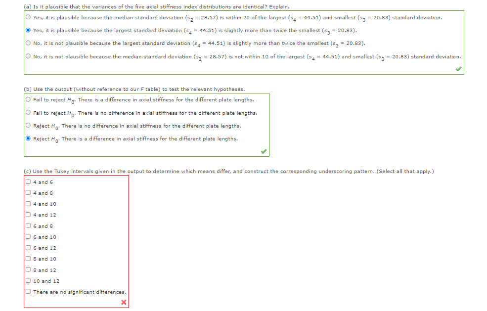 Solved Analysis of Variance for stiffness Source Length | Chegg.com