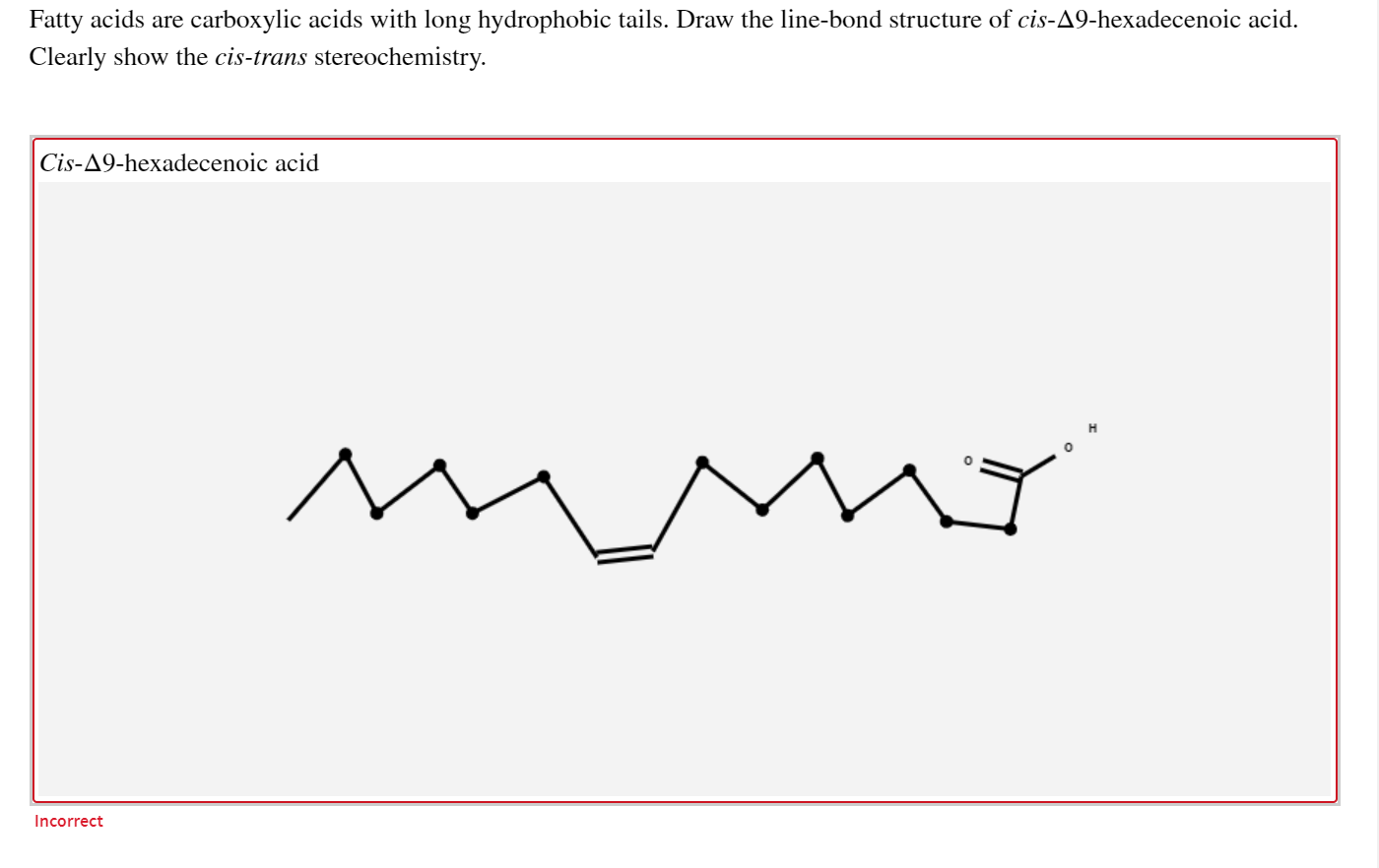 Solved Fatty acids are carboxylic acids with long | Chegg.com
