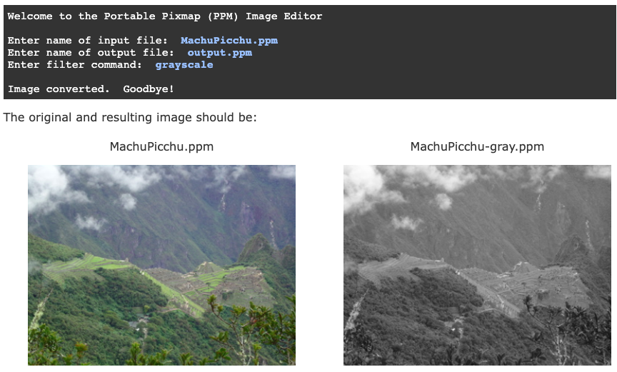 Solved Interacting with your program should look something | Chegg.com