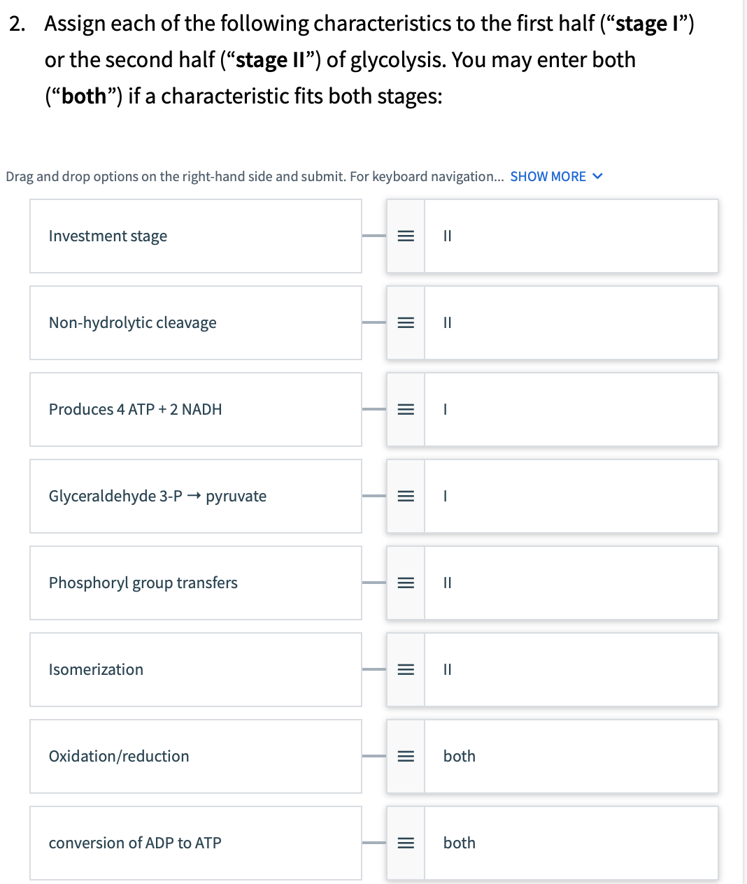 Solved 2. Assign each of the following characteristics to | Chegg.com