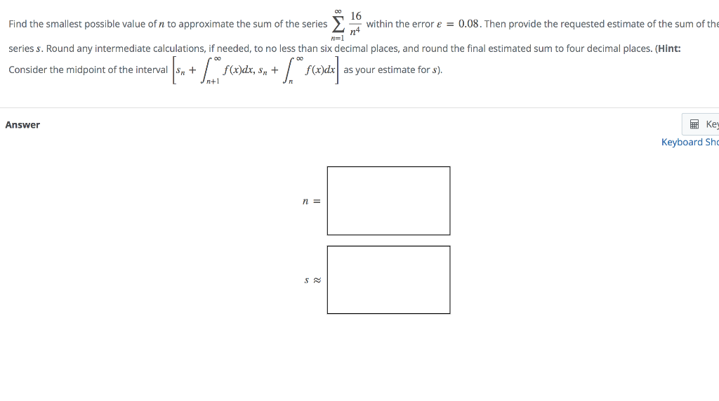 Solved Find the smallest possible value of n n to | Chegg.com