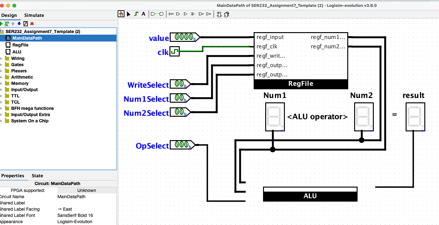 Solved Please describe how to create this in logism. This | Chegg.com