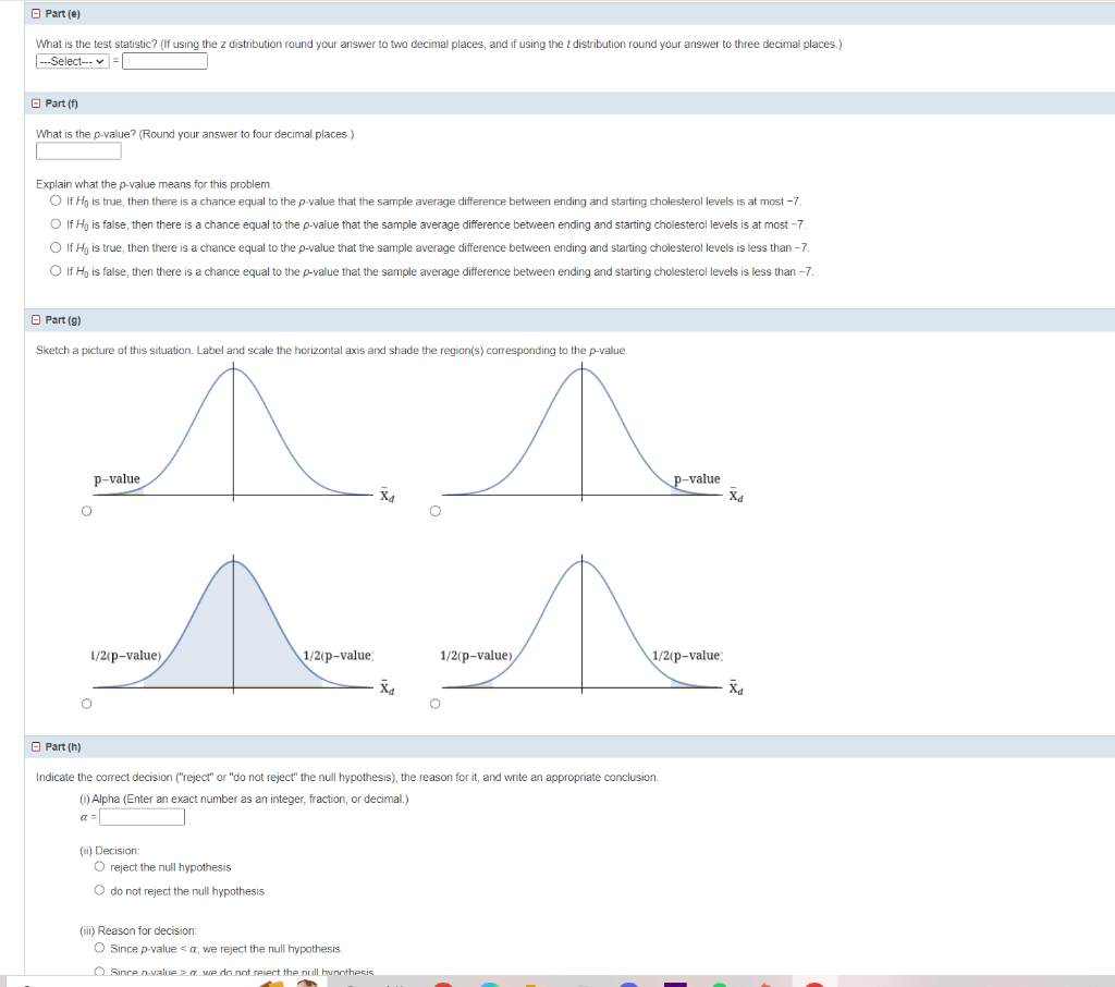 Solved H0:H0≥0H0:H0=0 Part (b) State the alternative | Chegg.com