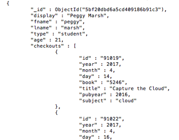 Solved (4)What does the following MongoDB expression mean? | Chegg.com