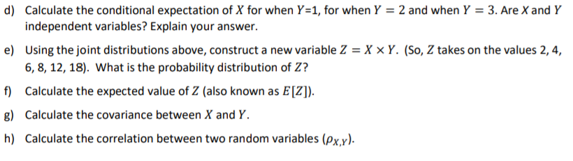Solved Q4 (33 marks) You are given a joint probability | Chegg.com