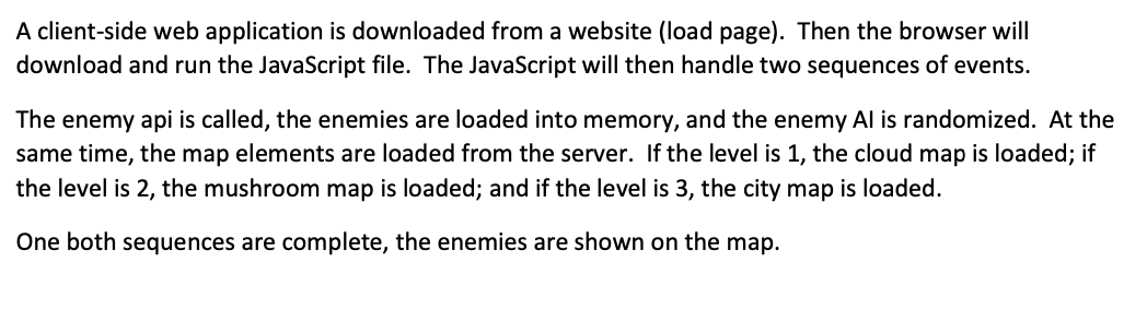 Solved A client-side web application is downloaded from a | Chegg.com