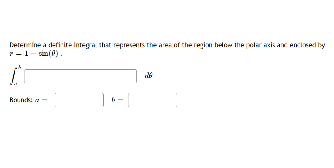 [Solved]: Determine a definite integral that represents th