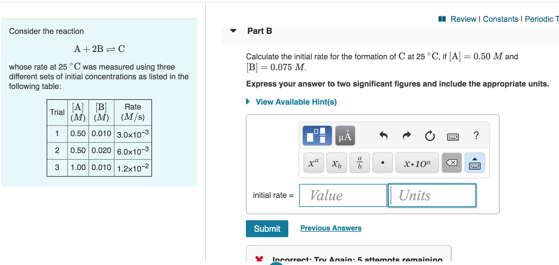 Solved II Review | Constants | Periodic T Consider the | Chegg.com