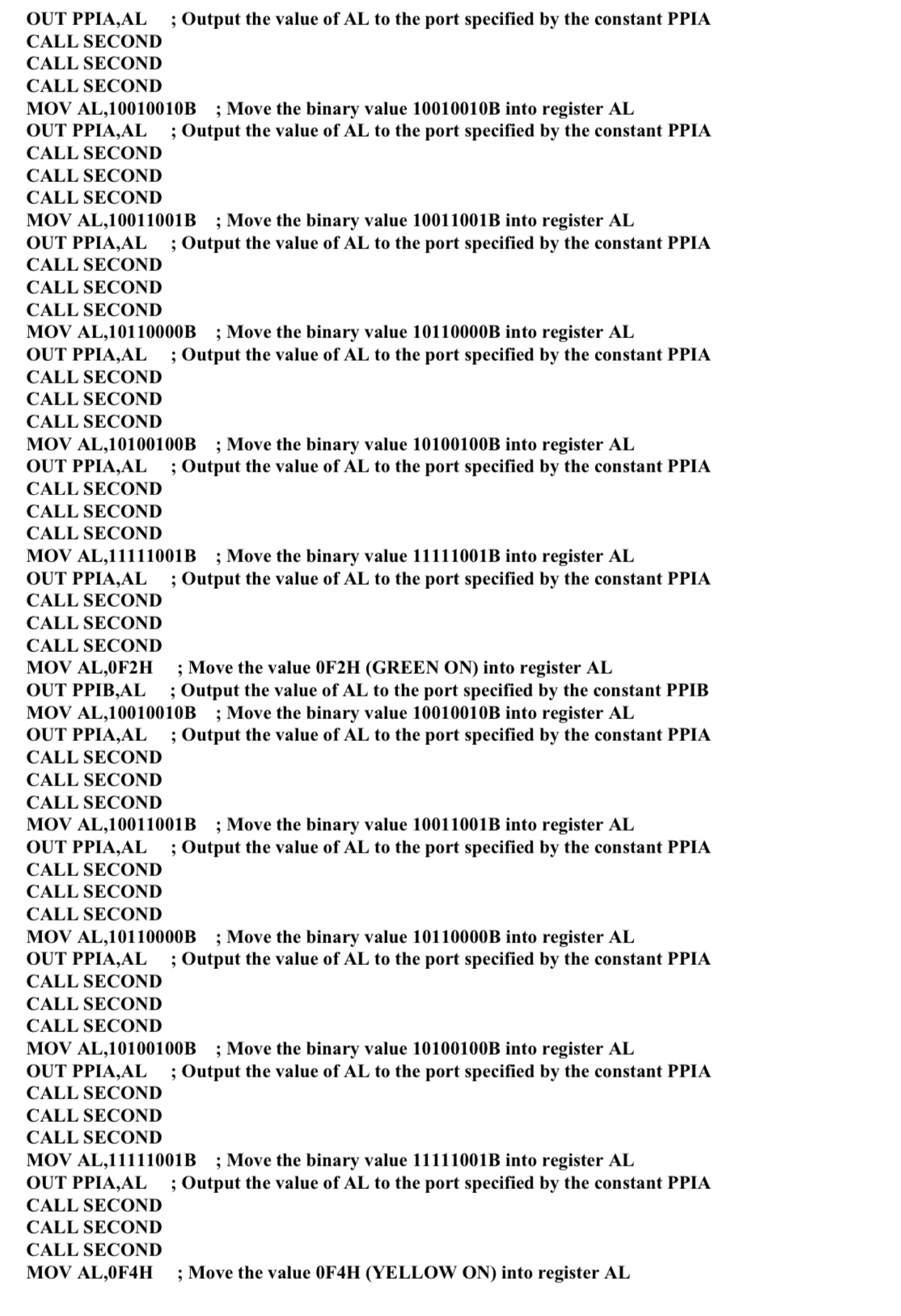 Solved ASSUME CS:CODE,DS:CODE,ES:CODE,SS:CODE ; Set up the | Chegg.com