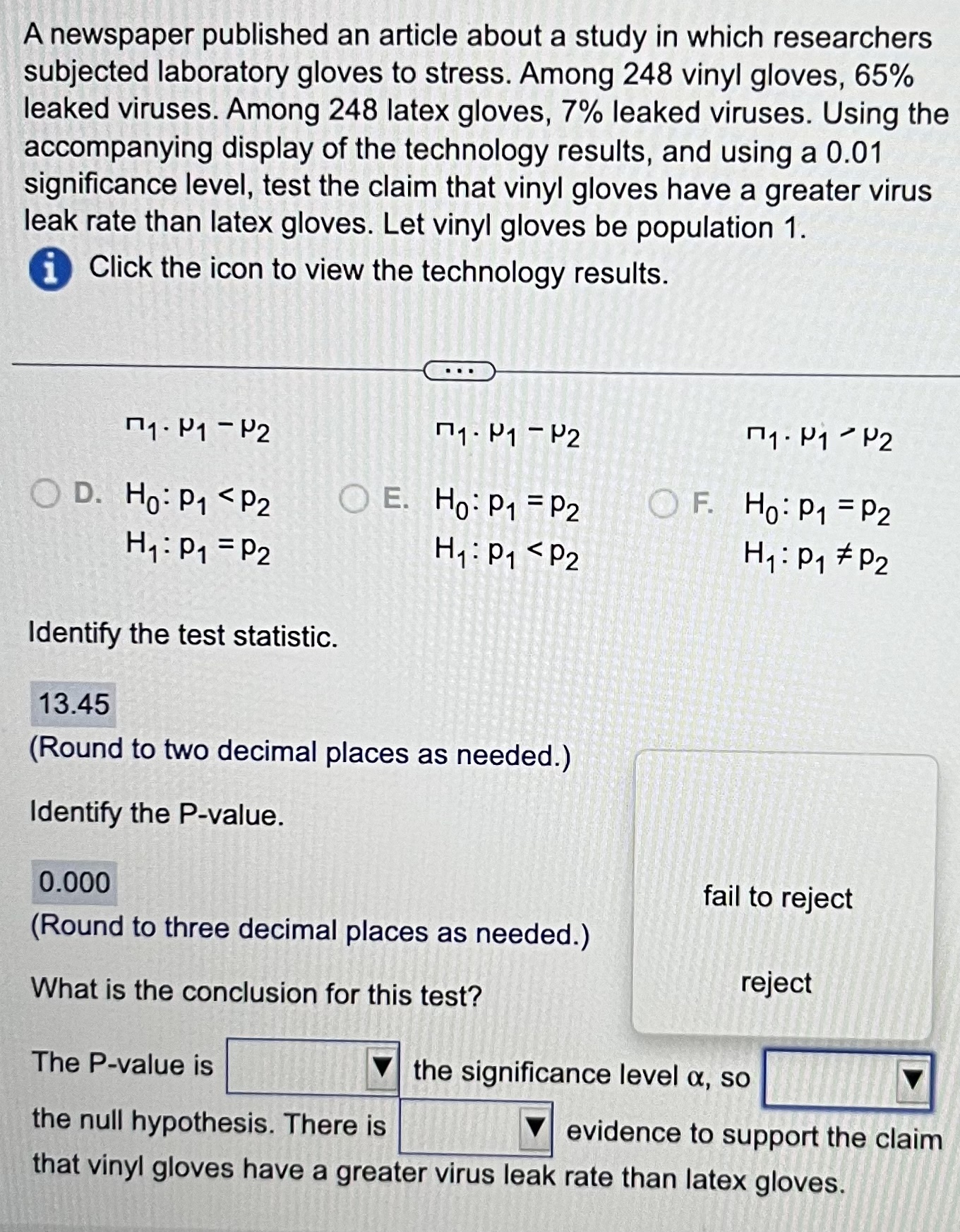 A newspaper published an article about a study in | Chegg.com