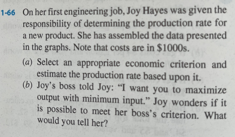 Solved -66 On her first engineering job, Joy Hayes was given | Chegg.com