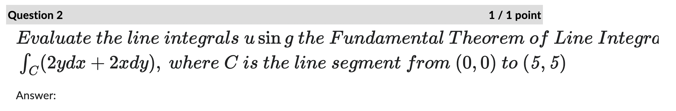 Solved Evaluate the line integrals using the Fundamental | Chegg.com