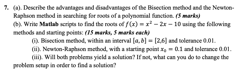 Solved please use Matlab to write down your codes/scripts | Chegg.com