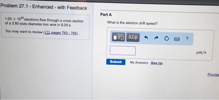 Solved Problem 27.1-Enhanced-with Feedback Part A 1.00 × | Chegg.com