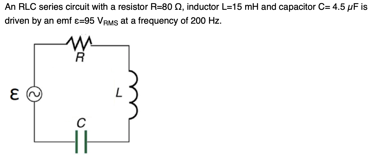Solved A. What is the inductive reactance XL? XL = | Chegg.com