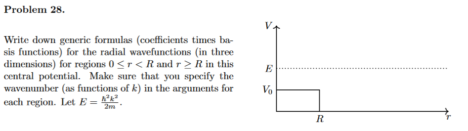 Solved Write down generic formulas (coefficients times basis | Chegg.com