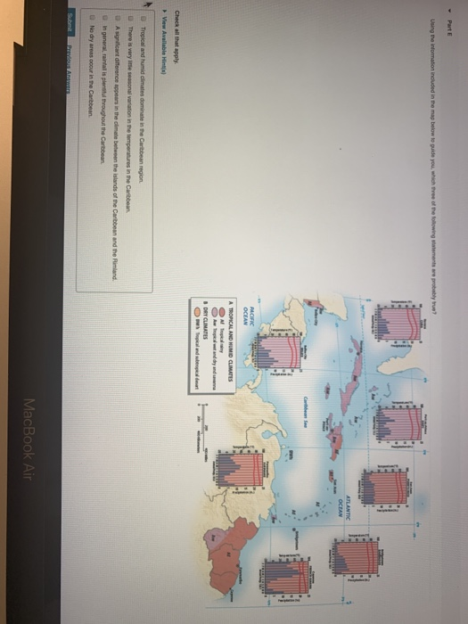 Solved Part E Using the infommation included in the map | Chegg.com