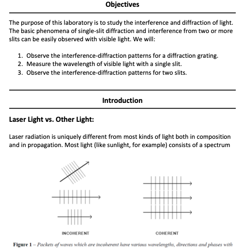 Solved Objectives The purpose of this laboratory is to study | Chegg.com