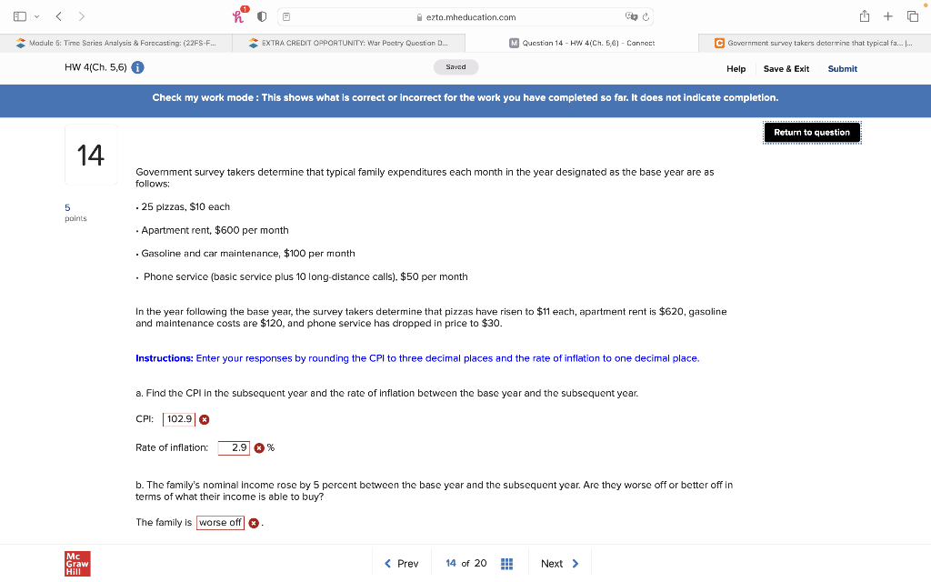 Solved Government survey takers determine that typical | Chegg.com