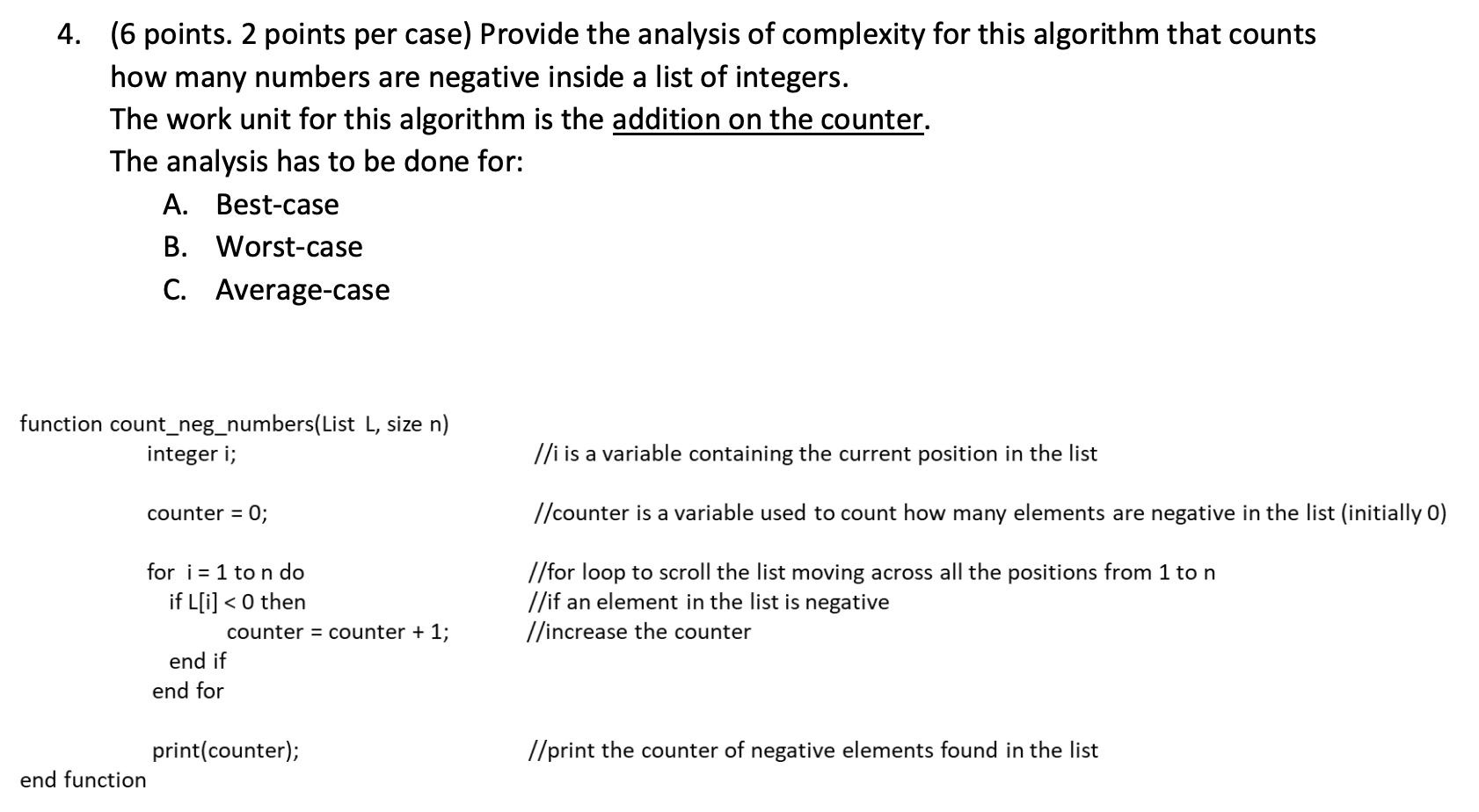 Solved 4. (6 points. 2 points per case) Provide the analysis | Chegg.com Solved 4. (6 points. 2 points per case) Provide the analysis | Chegg.com