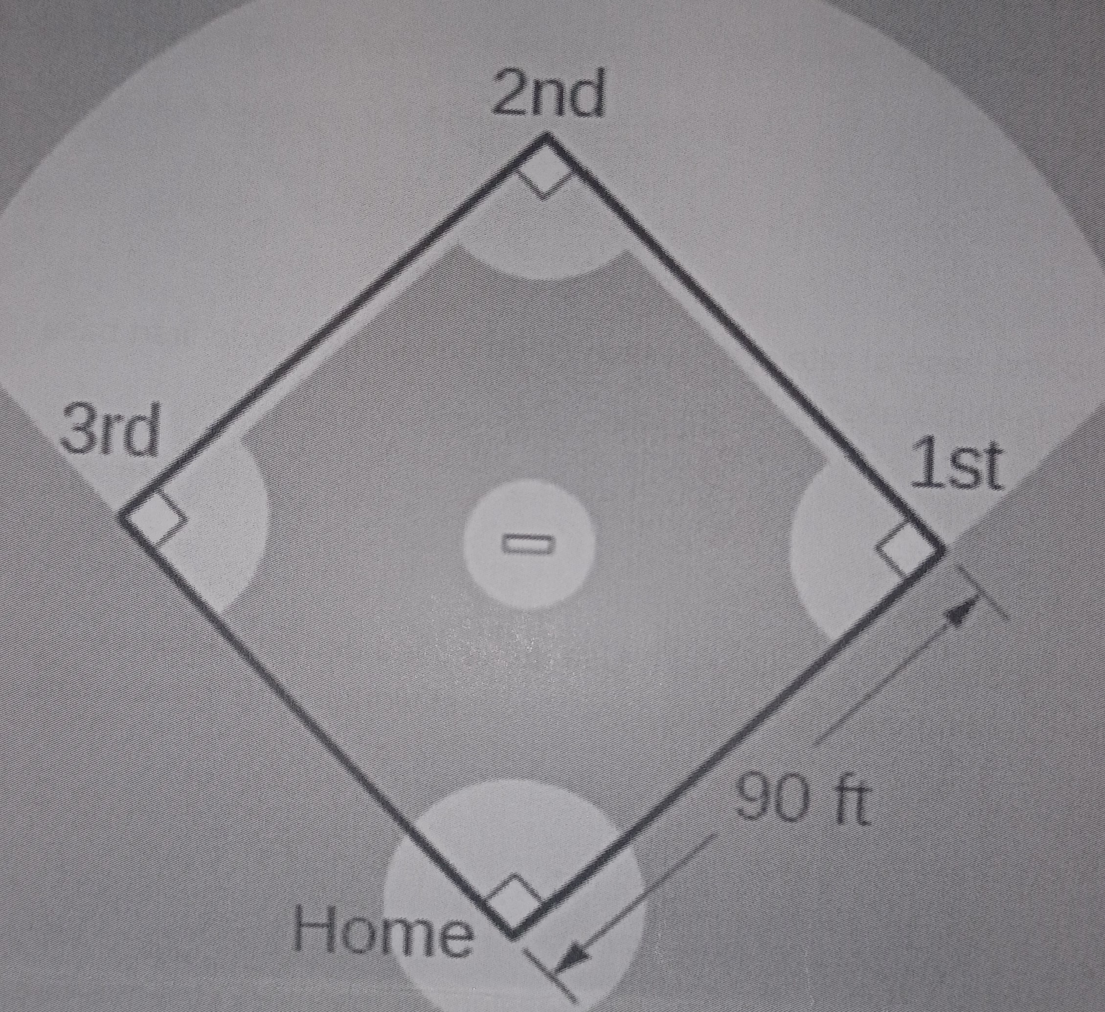 A softball player runs from Home plate to first base | Chegg.com