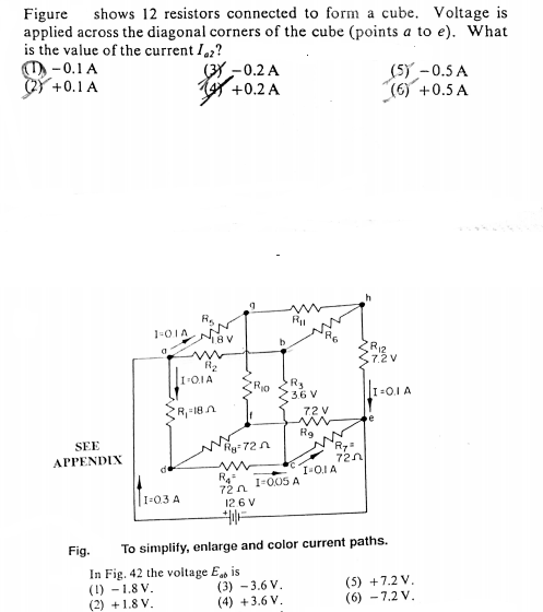Solved Figure shows 12 resistors connected to form a cube. | Chegg.com