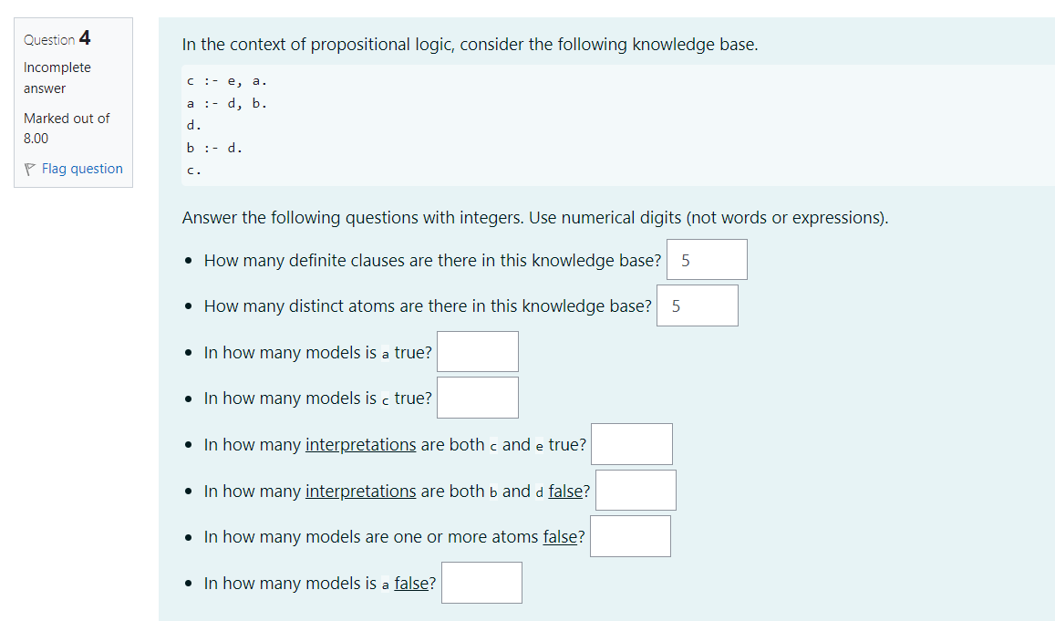 In the context of propositional logic, consider the | Chegg.com