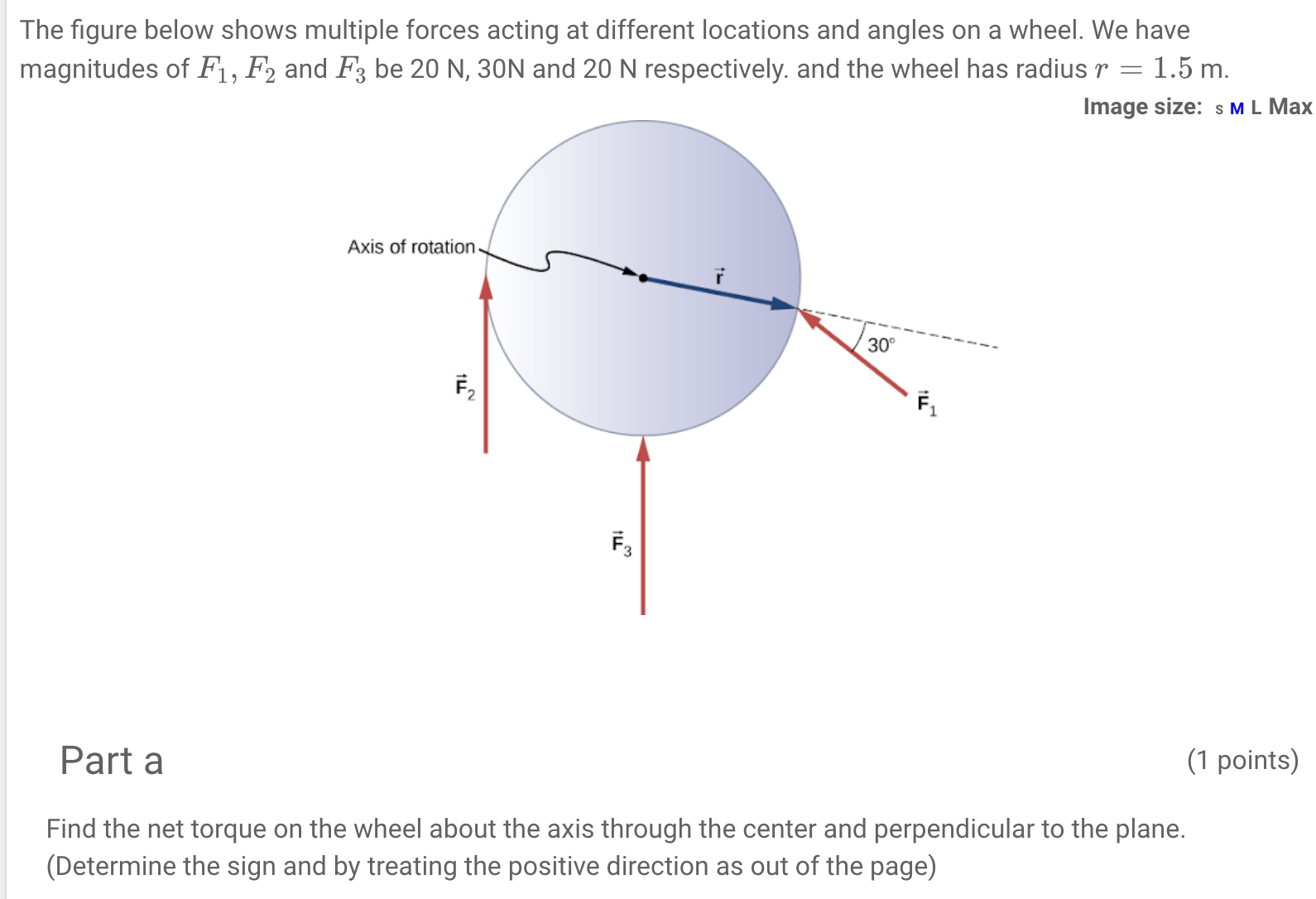 Solved The figure below shows multiple forces acting at | Chegg.com