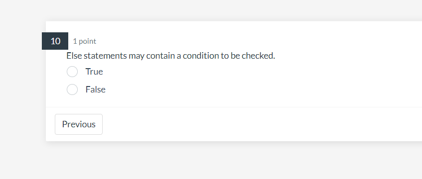 Solved If and elif statements require a condition to be | Chegg.com