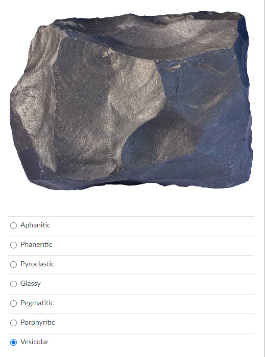 Solved Aphanitic Phaneritic Pyroclastic Glassy Pegmatitic | Chegg.com