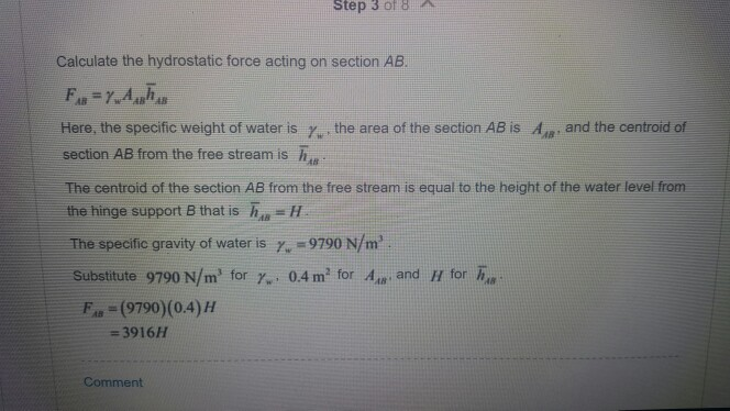 Solved Gate ABC in Fig. P2.64 has a fixed hinge line at B | Chegg.com