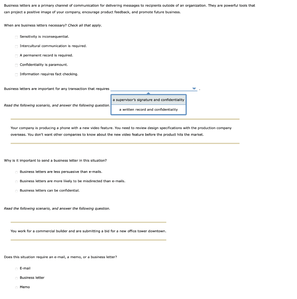 Solved 1. Routine Messages: E-mails, Memos, and Letters | Chegg.com