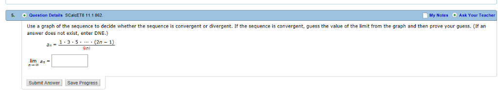Solved Use a graph of the sequence to decide whether the | Chegg.com