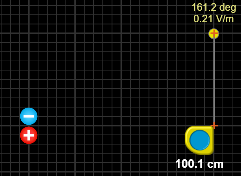 Solved The yellow sensors show the value of the electric | Chegg.com