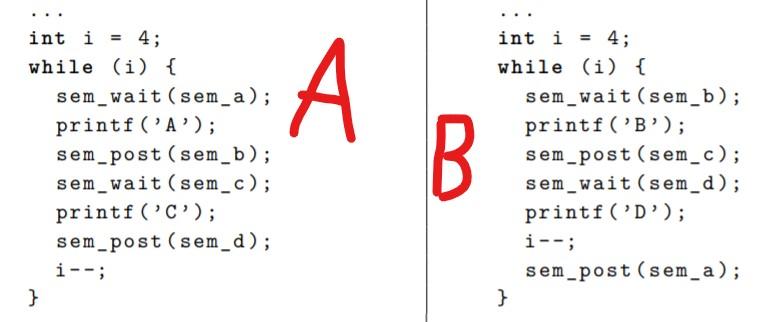 Solved In One Program Two Pthreads 1 And 2 Run In 