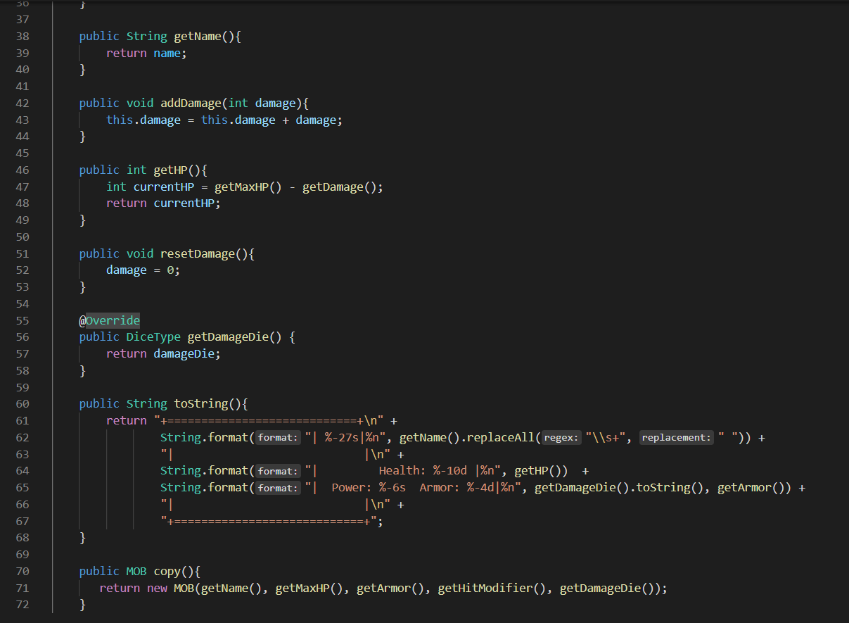 Hi, I need help figuring out some methods for this | Chegg.com