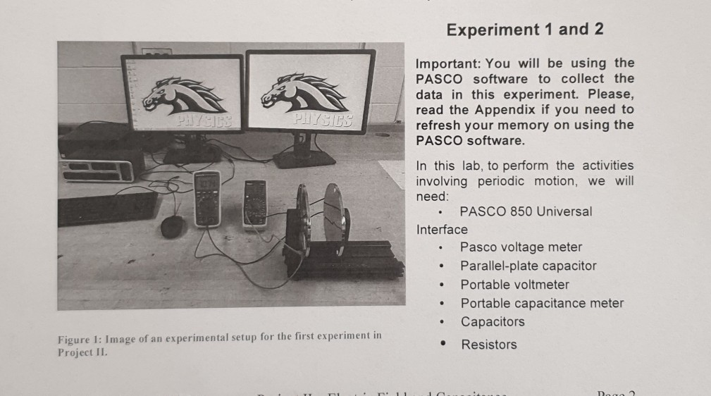 Solved Experiment 1 and 2 Important: You will be using the | Chegg.com