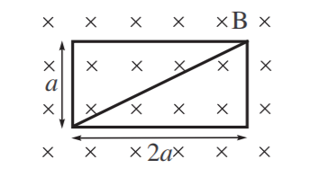 Solved A rectangular (a × 2a) “double loop” structure shown | Chegg.com