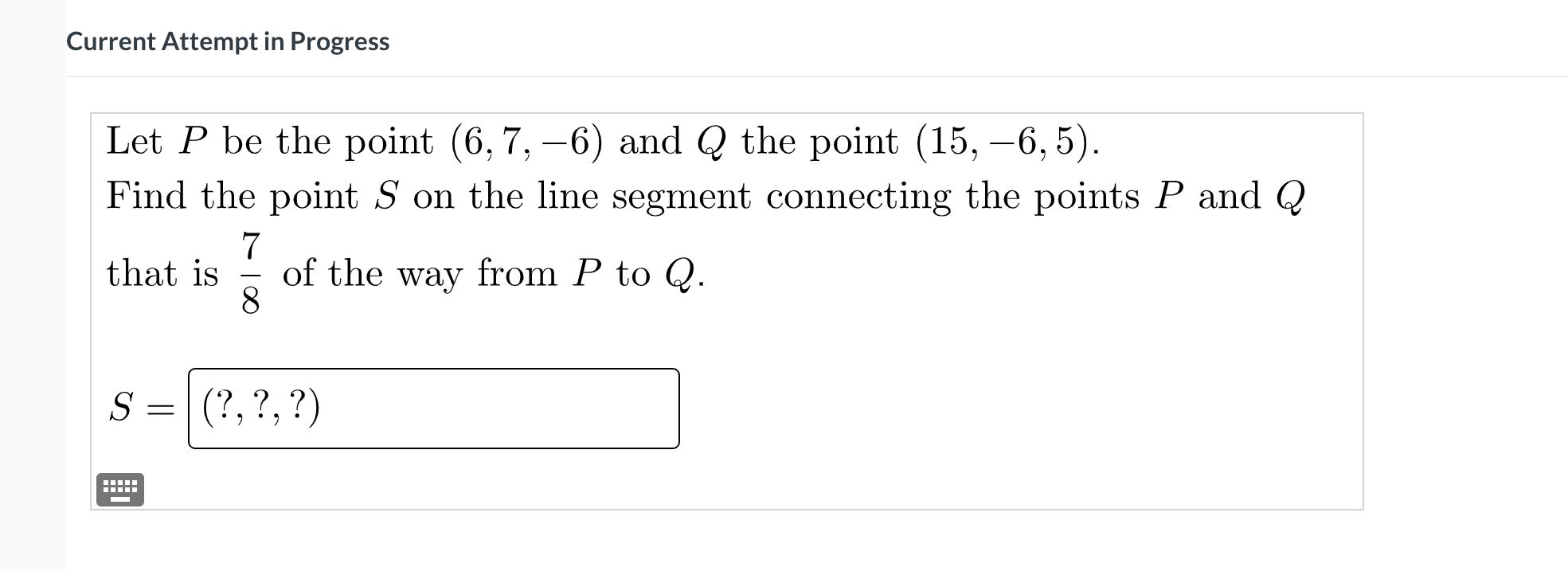 Solved Let P be the point (6,7,−6) and Q the point | Chegg.com