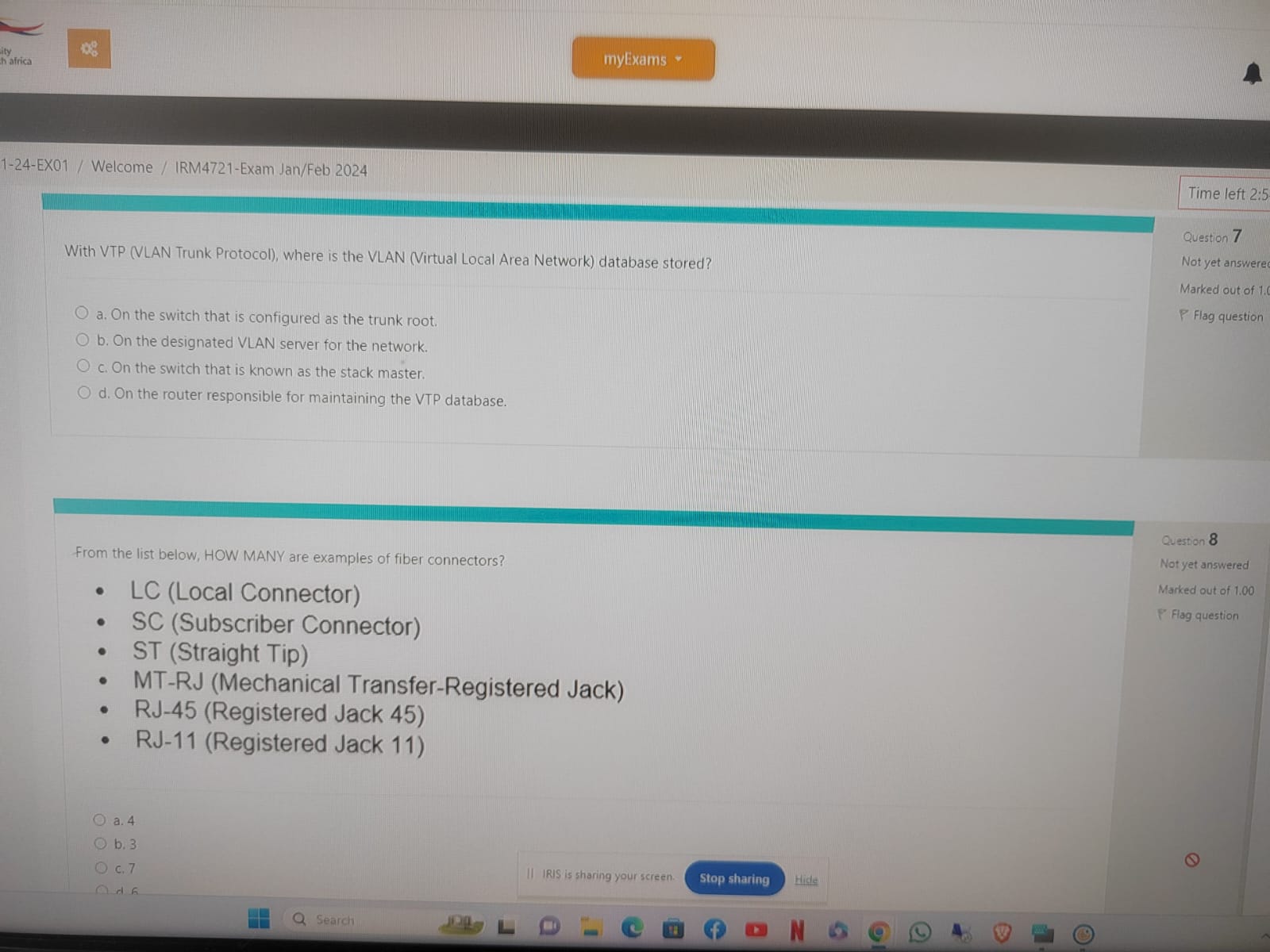 Solved With VTP (VLAN Trunk Protocol), ﻿where is the VLAN | Chegg.com