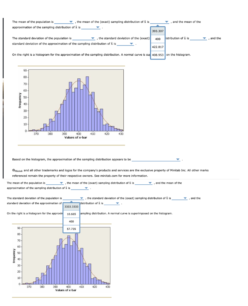 Solved 2. The sampling distribution of the sample mean | Chegg.com ...