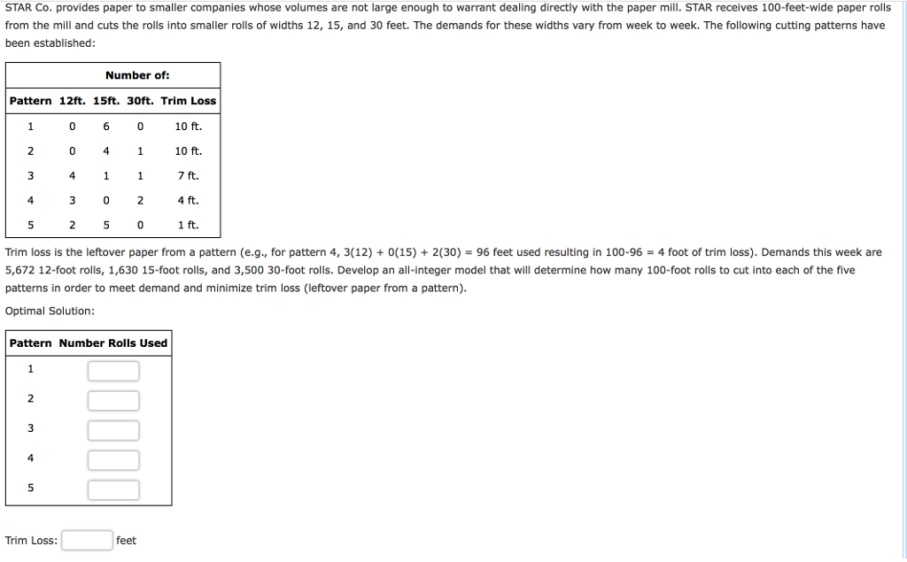 Solved STAR Co. provides paper to smaller companies whose | Chegg.com