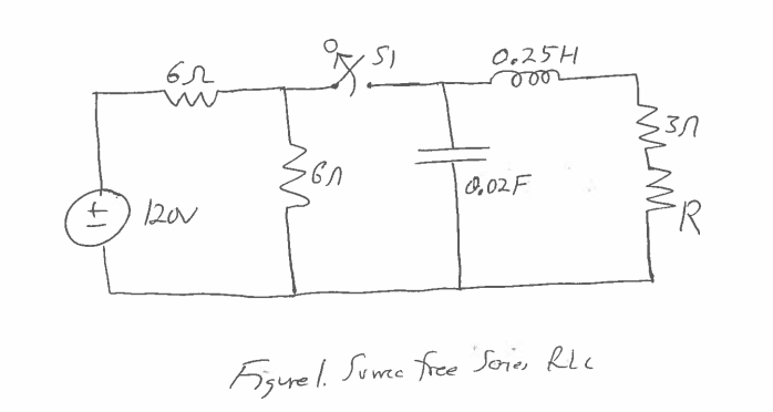 Solved 1.) In the series RLC circuit shown in Figure 1 , | Chegg.com
